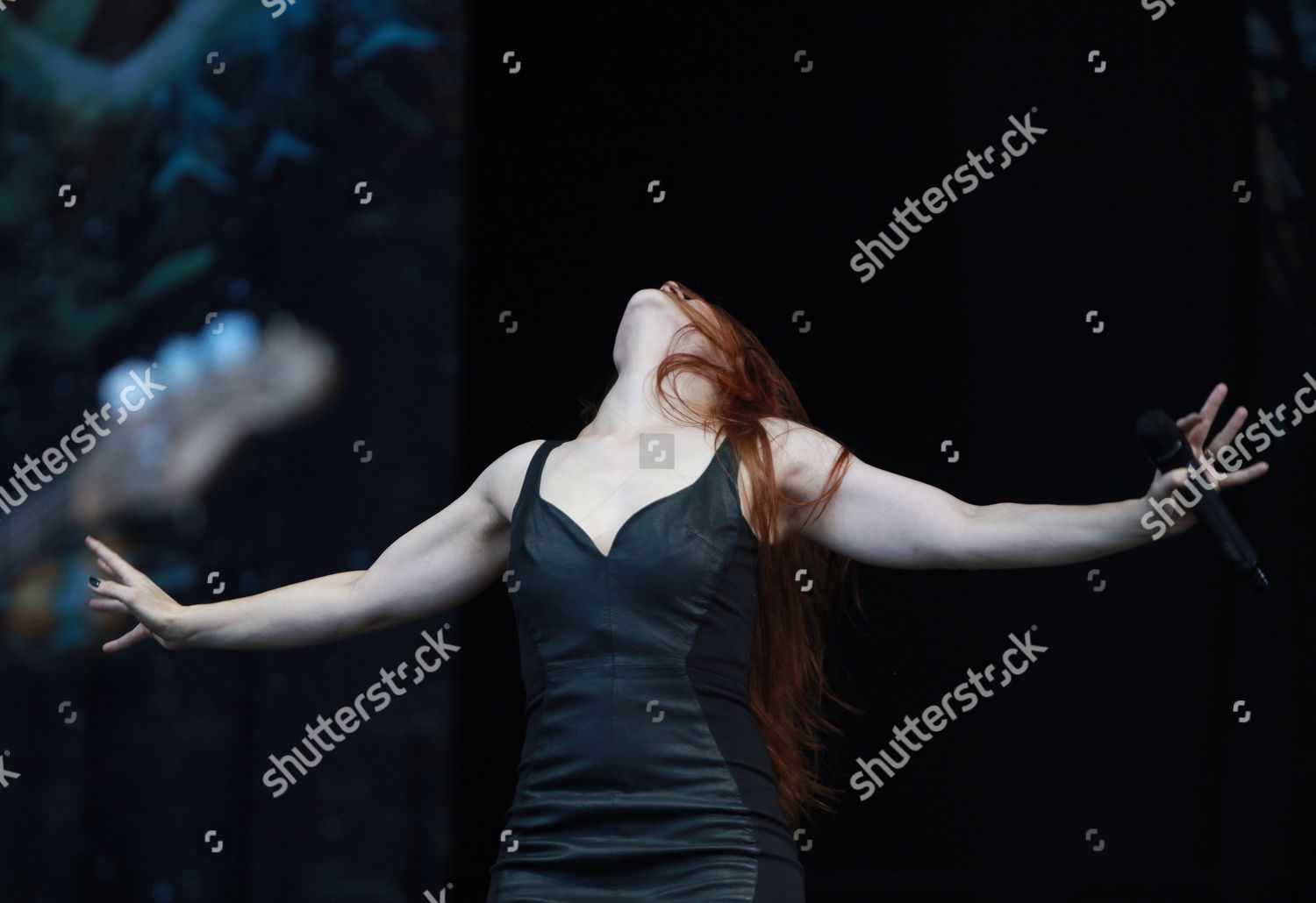 Simone Simons Singer Dutch Symphonic Metal Editorial Stock Photo ...