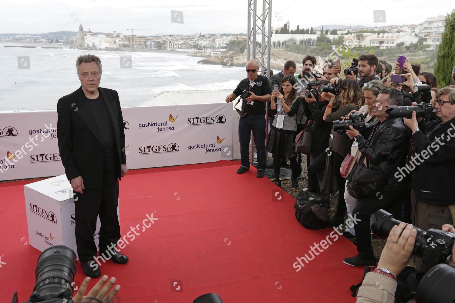 Us Actor Christopher Walken L Poses Editorial Stock Photo - Stock Image ...
