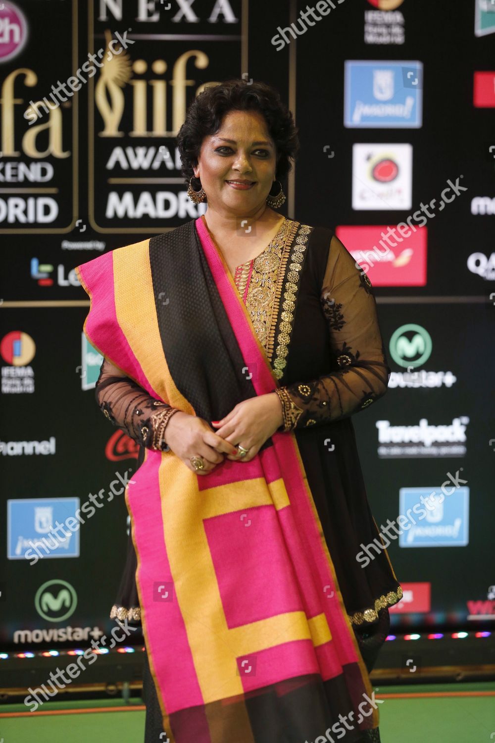 Indian Actress Tanvi Azmi Poses Photographers Editorial Stock Photo ...