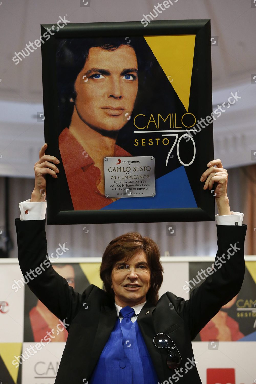 Spanish Singer Camilo Sesto Poses During Editorial Stock Photo - Stock ...