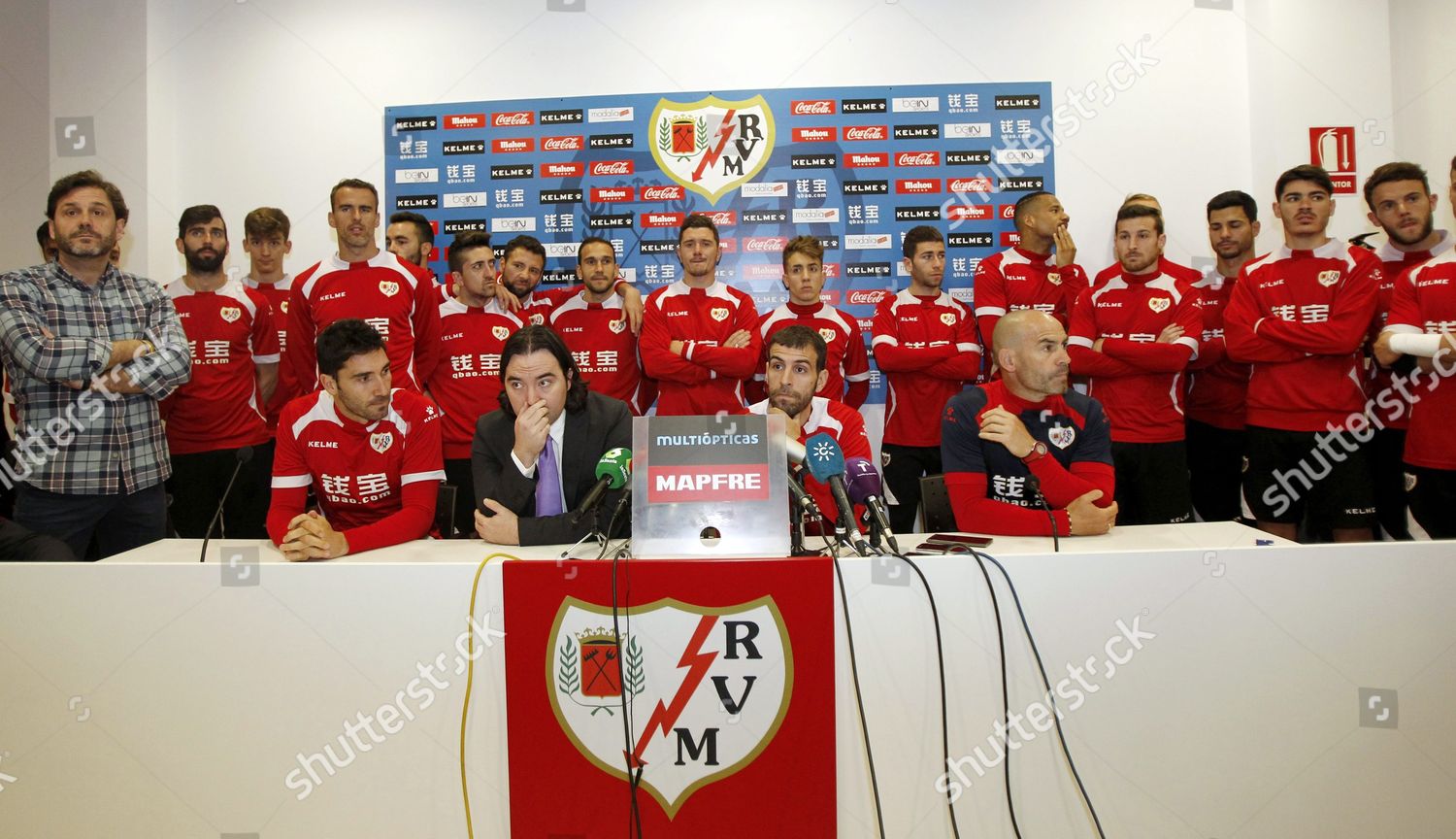 Captains Spanish Soccer Team Rayo Vallecano Editorial Stock Photo ...