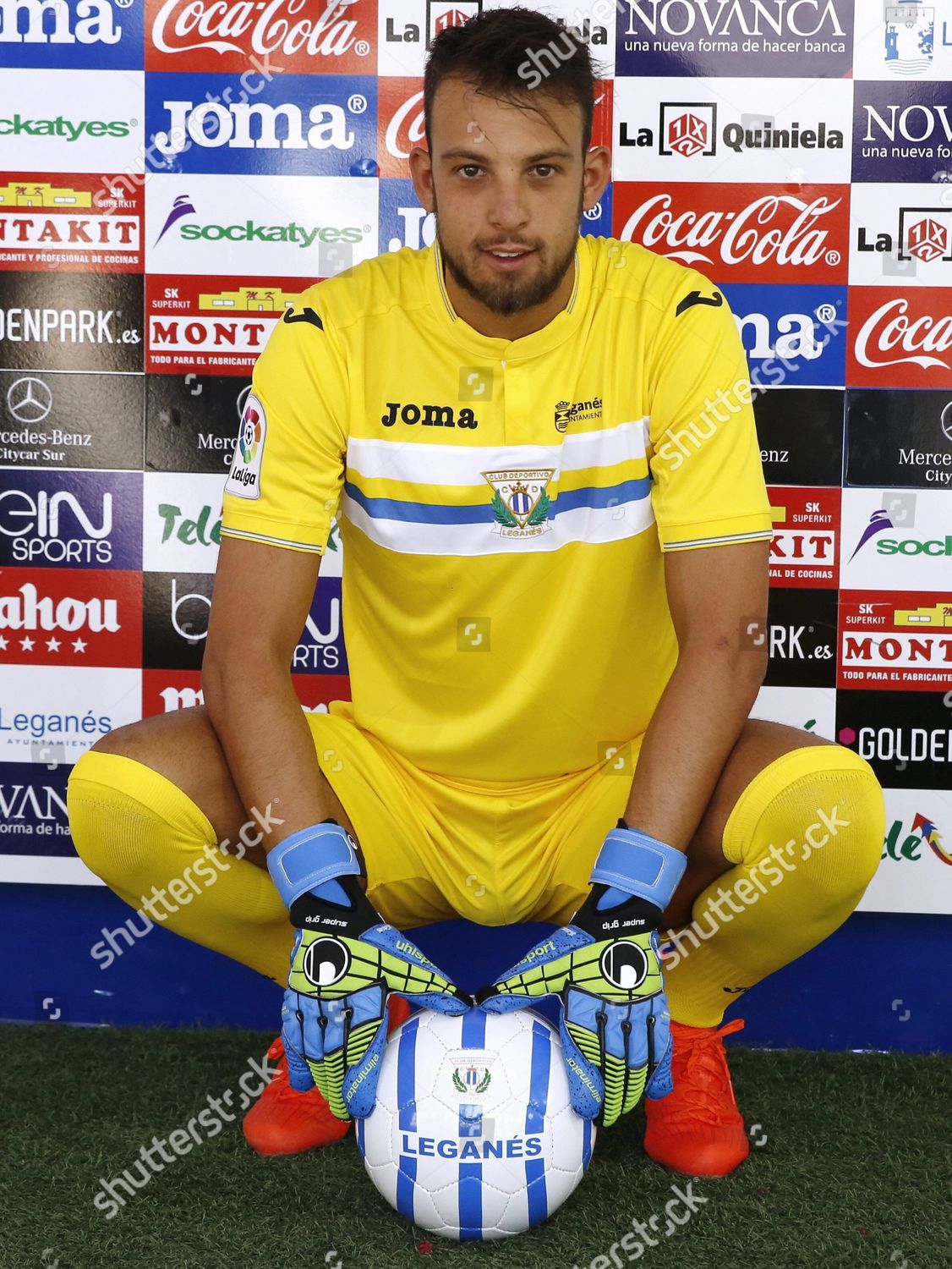 Italian Goalkeeper Alberto Brignoli Poses Media Editorial Stock Photo ...