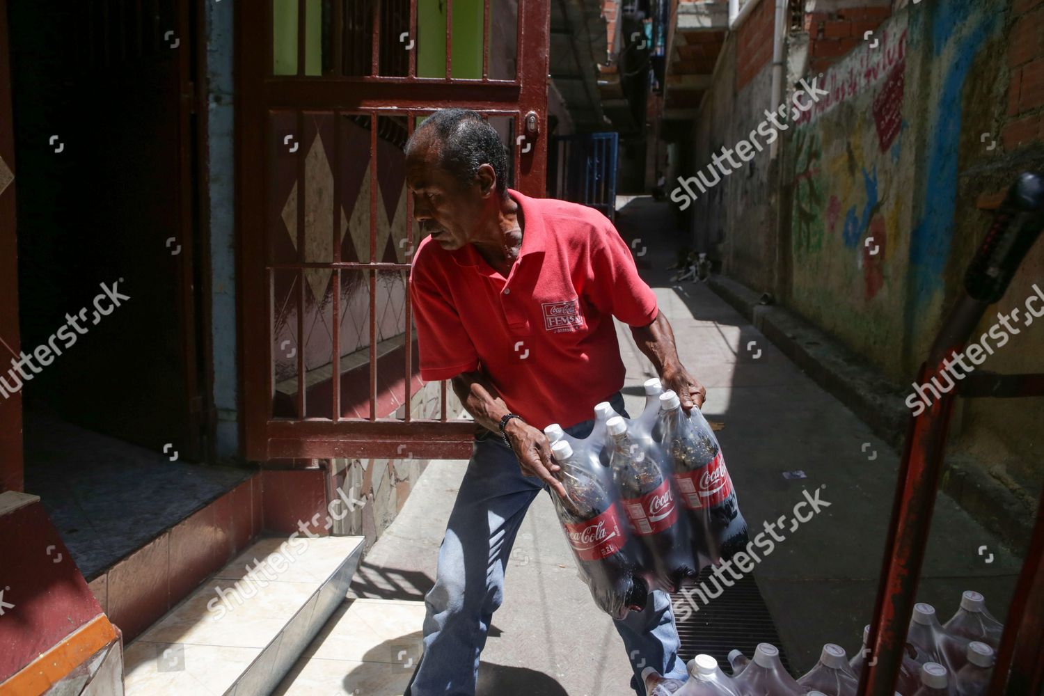 Cocacola Workers Deliver Drinks 23 January Editorial Stock Photo ...