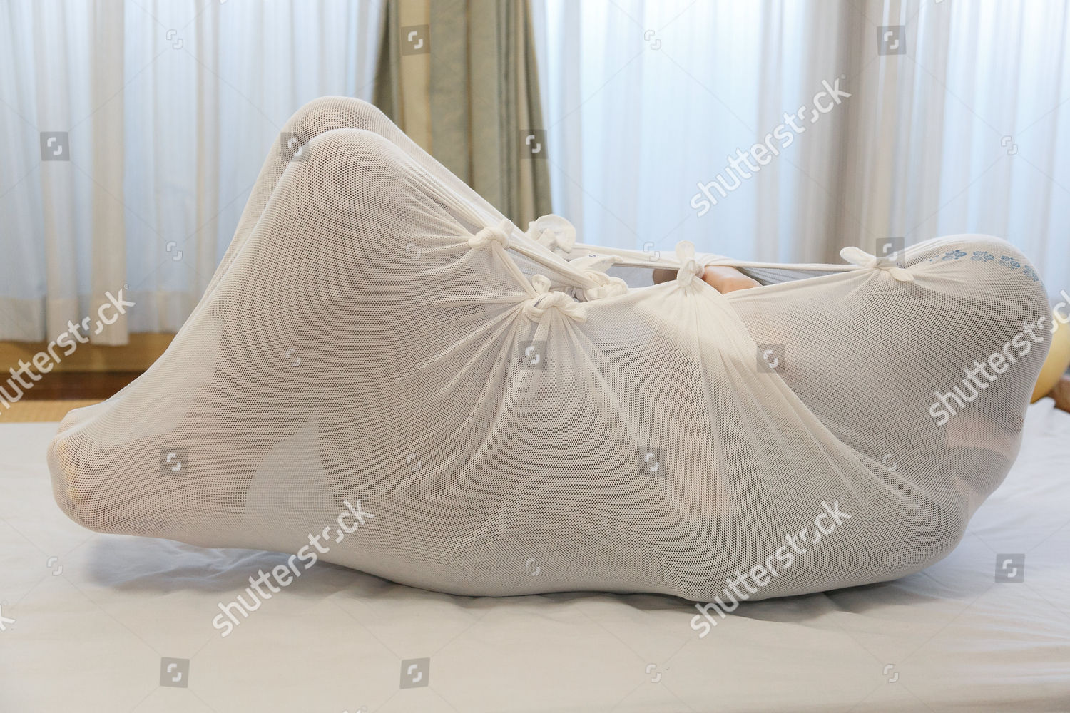 Woman Wrapped Cloth During Otonamaki Adult Editorial Stock Photo ...