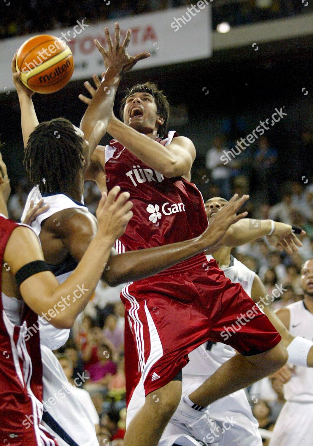 Turkish Basketball Player Akyol Cenk Attacks Editorial Stock Photo ...