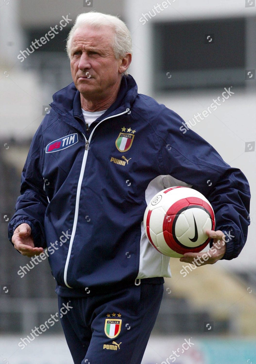 Italy Head Coach Giovanni Trapattoni During Editorial Stock Photo ...