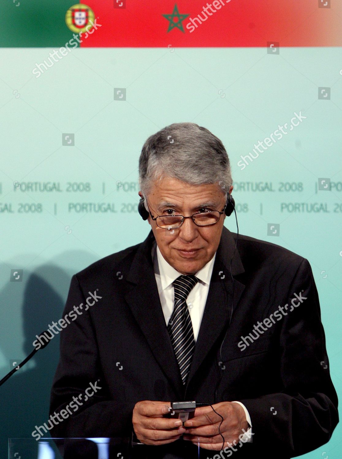 Morocco Prime Minister Abbas Elfassi During Editorial Stock Photo ...