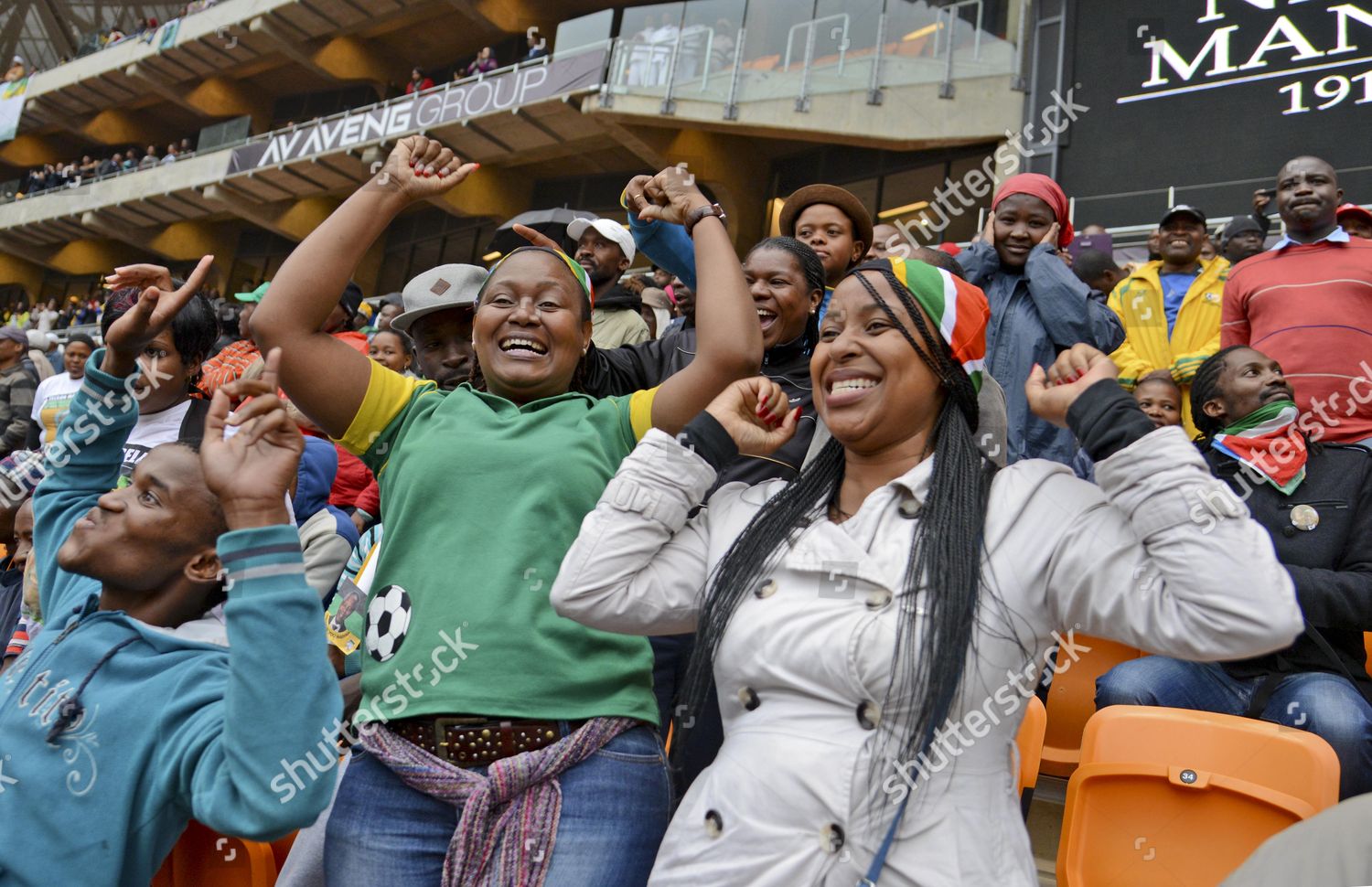 South Africans Cheering During Speech About Editorial Stock Photo ...