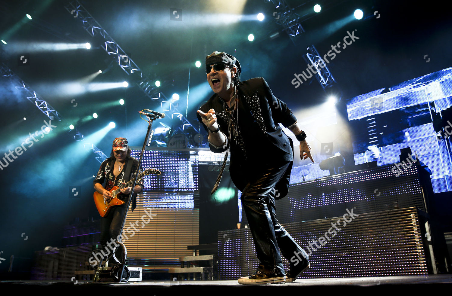 Lead Singer Klaus Meine R German Editorial Stock Photo - Stock Image ...
