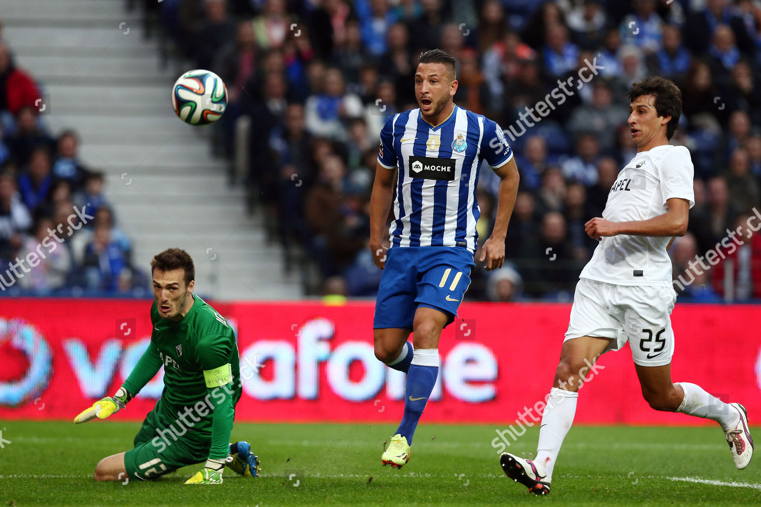 Fc Portos Nabil Ghilas C Scores Editorial Stock Photo - Stock Image ...