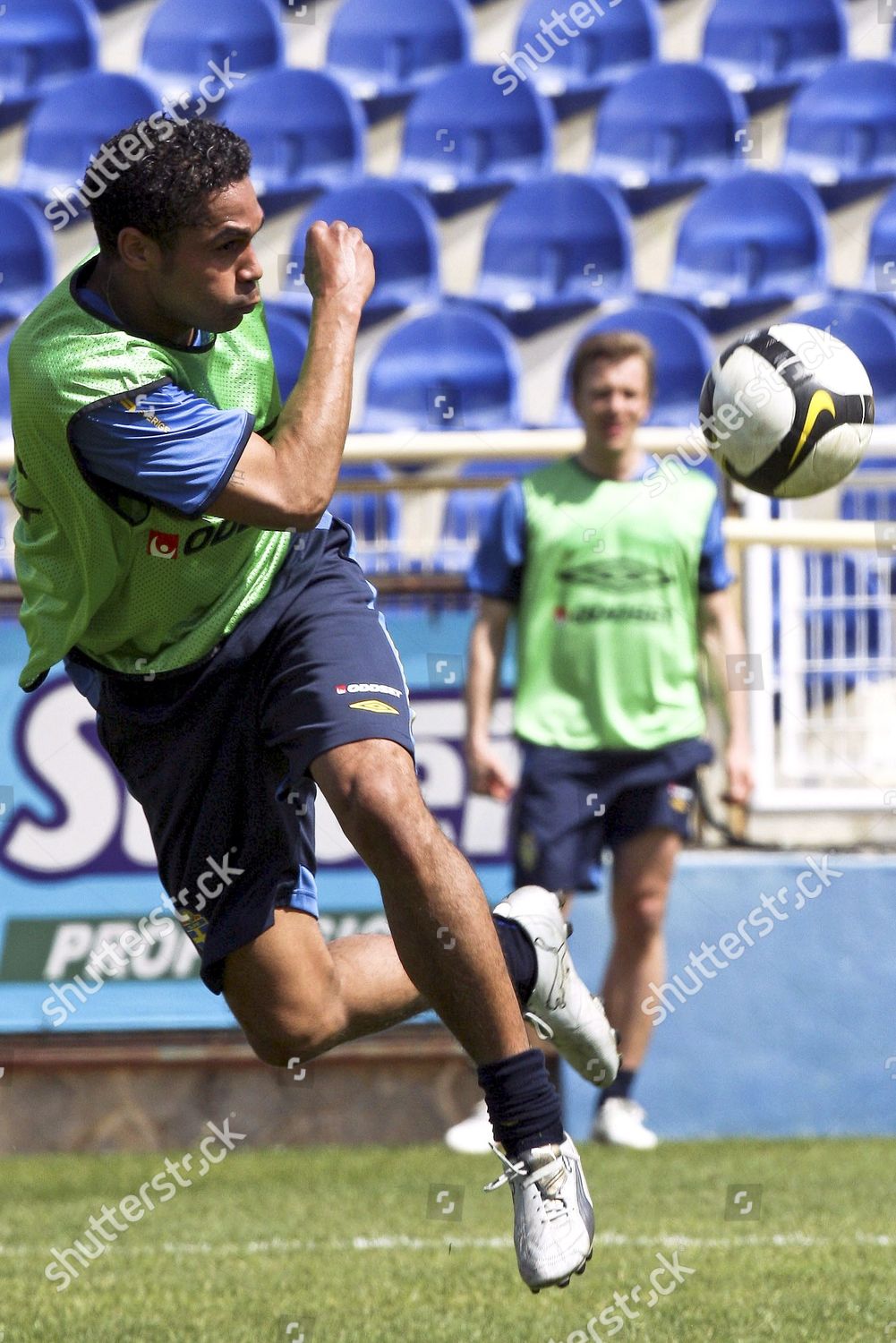 Swedish Soccer Player Daniel Nannskog Performs Editorial Stock Photo ...