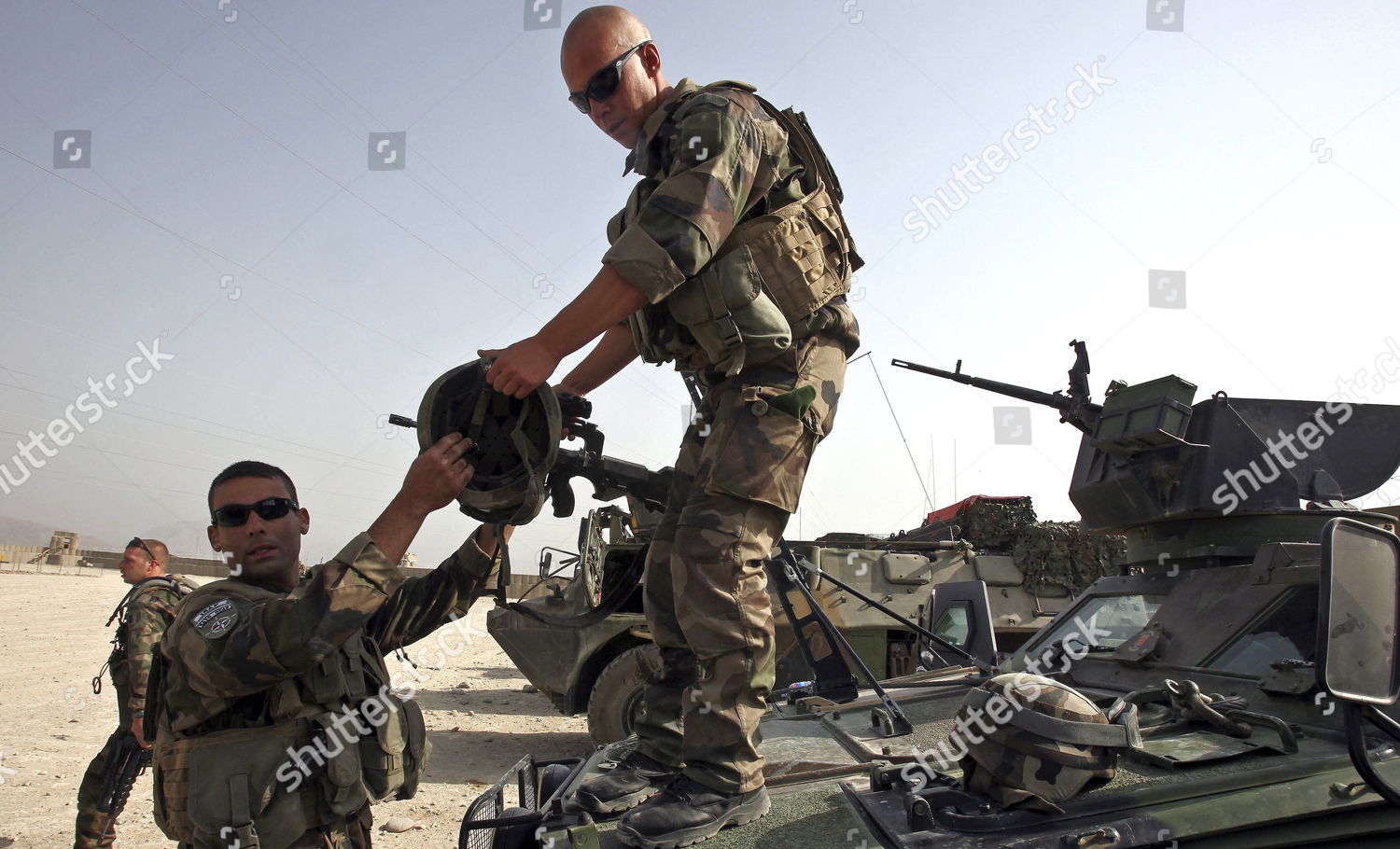 French Foreign Legion Soldiers Prepare Patrol Editorial Stock Photo ...