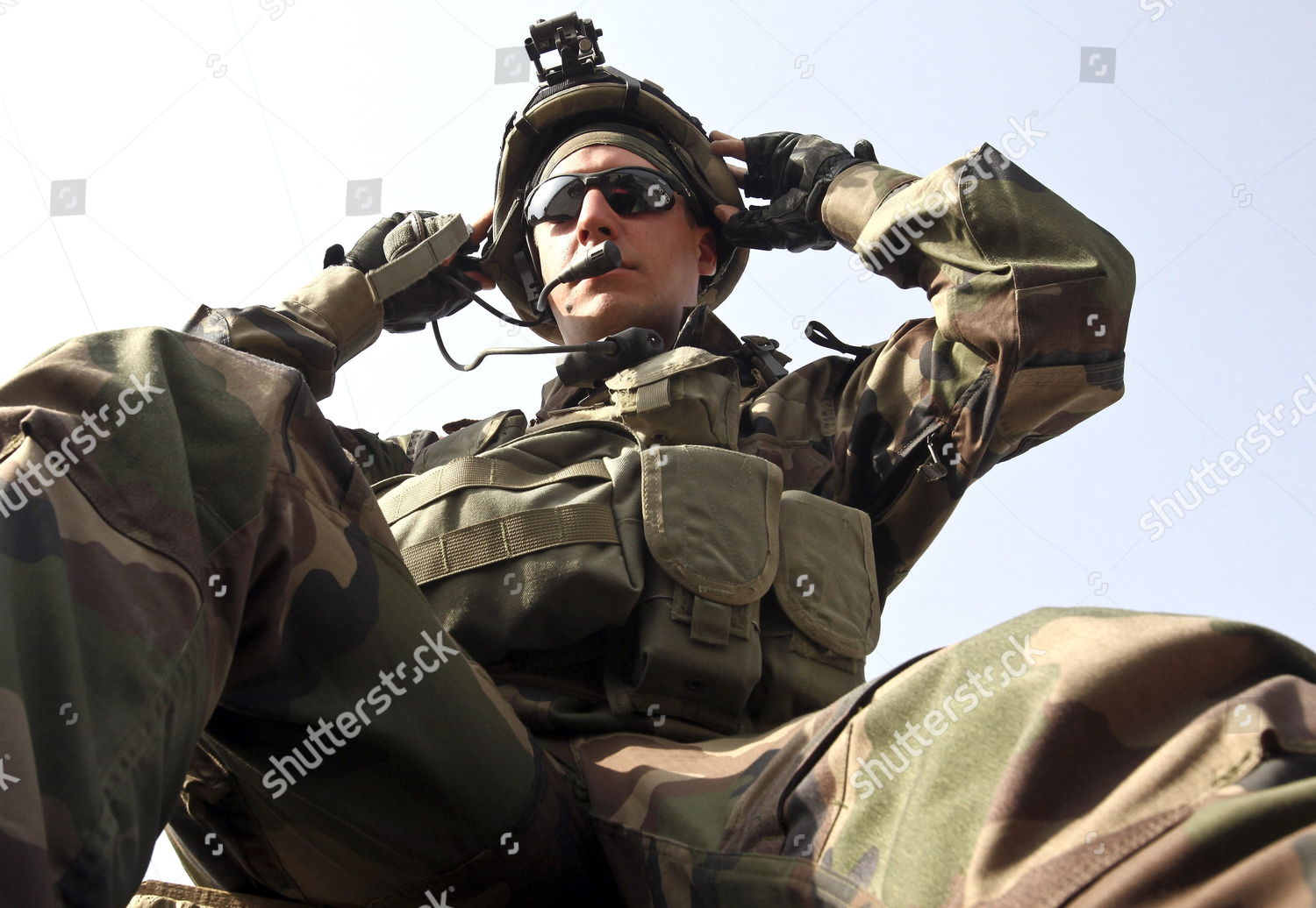 French Foreign Legion Soldier Gets Ready Editorial Stock Photo - Stock ...