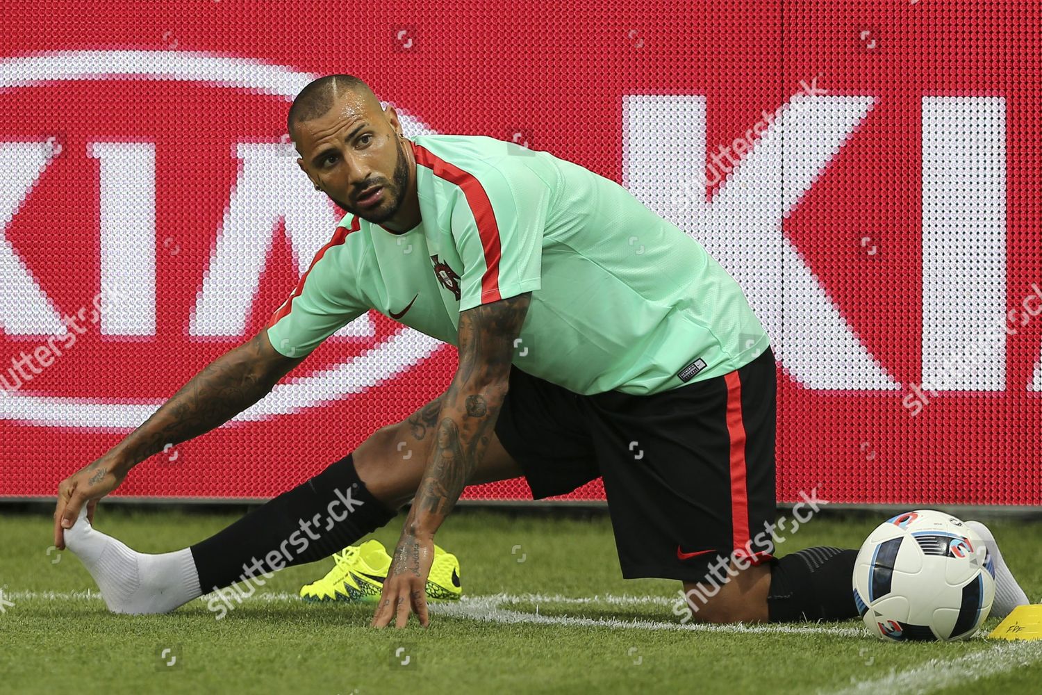 Portugal Player Ricardo Quaresma During Training Editorial Stock Photo ...