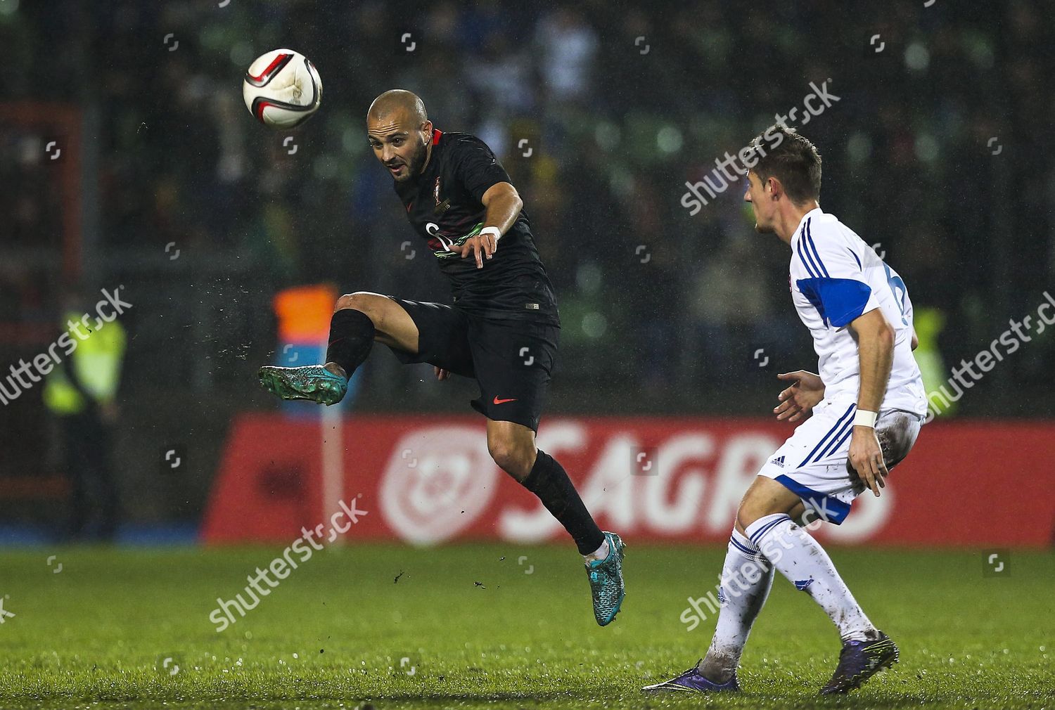 Luxembourgs Lars Krogh Gerson Vies Ball Editorial Stock Photo - Stock ...