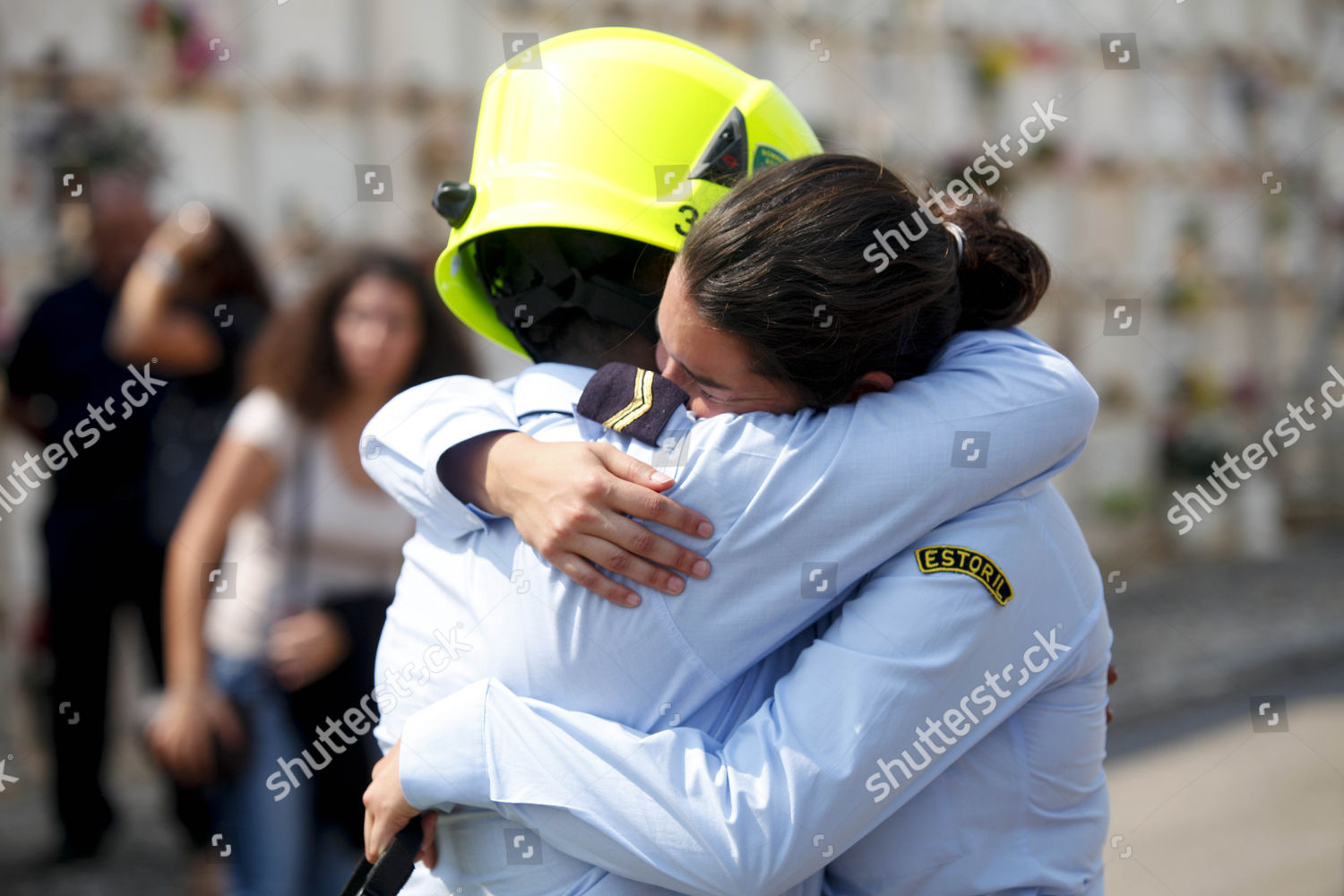 Firefighters Mourn Funeral 23yearsold Firefighter Bernardo Editorial ...