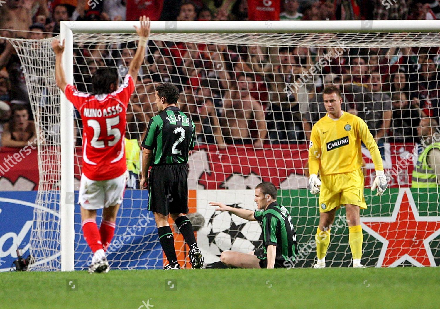 Benficas Nuno Assis Celebrates First Goal Editorial Stock Photo - Stock ...