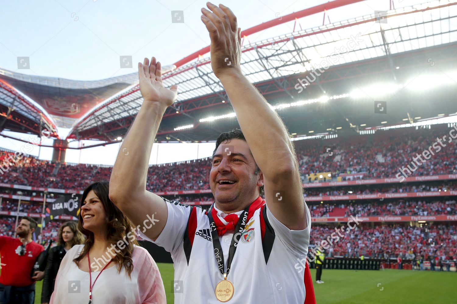 Benficas Head Coach Rui Vitoria Jubilating Editorial Stock Photo ...