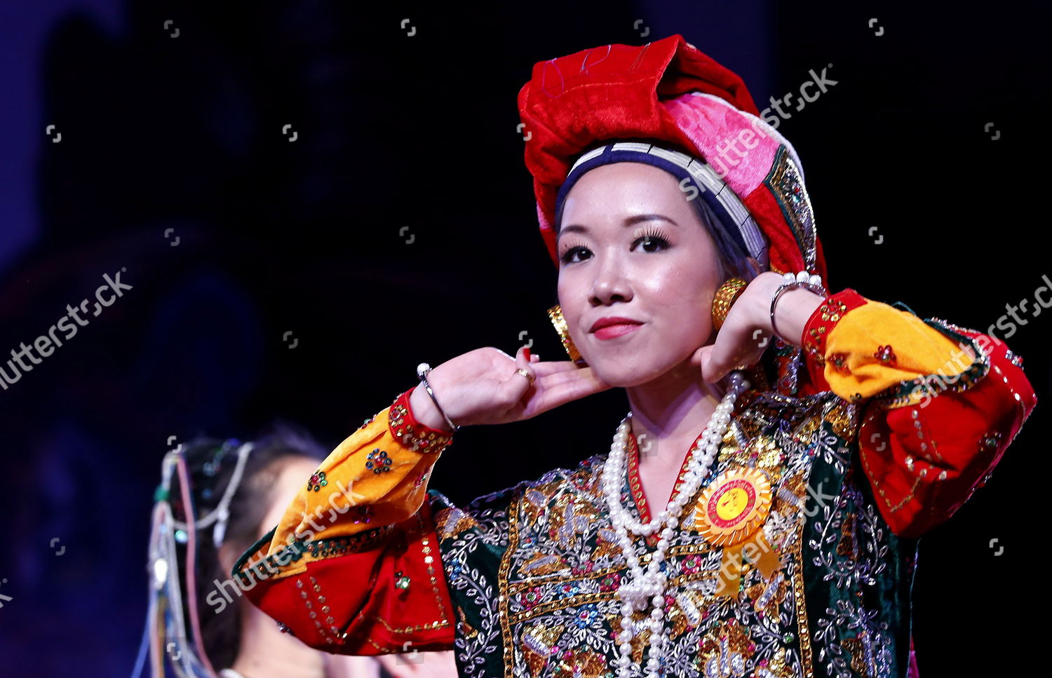 Taang Palaung Ethnic Girl Wearing Traditional Editorial Stock Photo ...