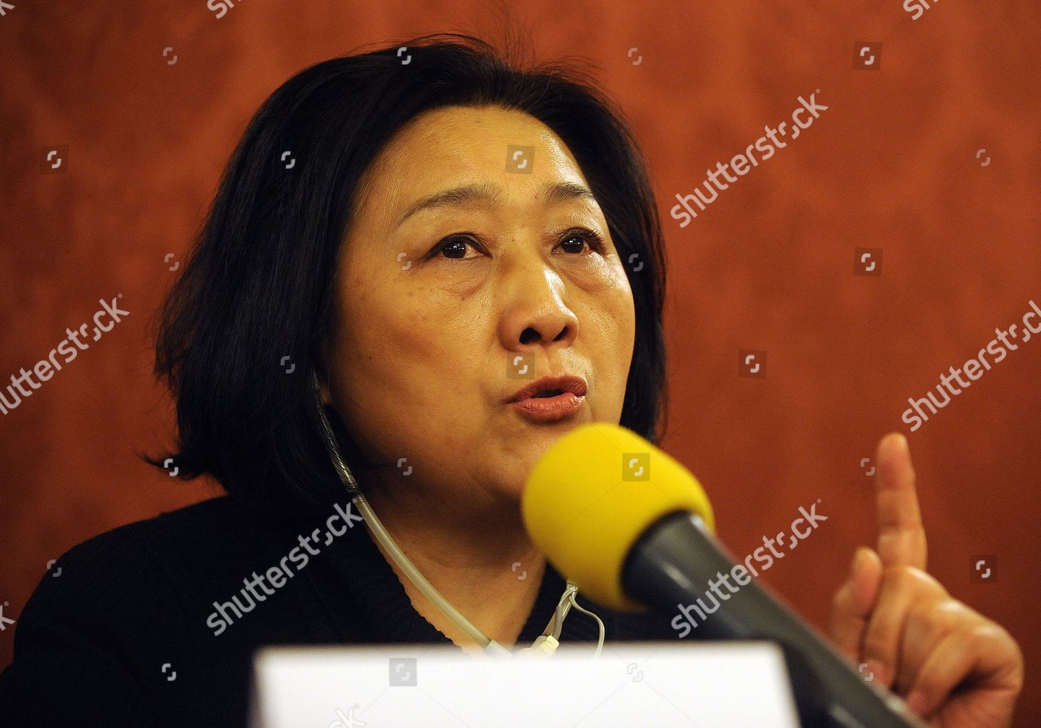 Chinese Journalist Gao Yu During Public Editorial Stock Photo - Stock ...