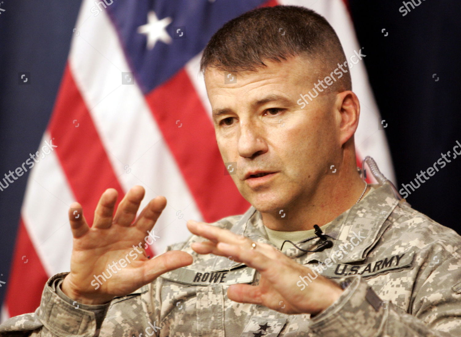 Us Brig Gen Berry Rowe Commander Editorial Stock Photo - Stock Image ...