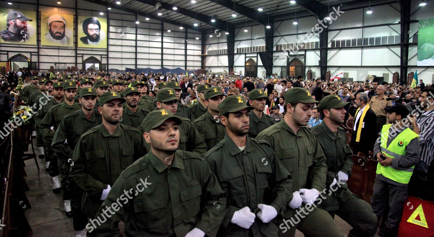 Hezbollah Military Member Parade During Rally Editorial Stock Photo ...