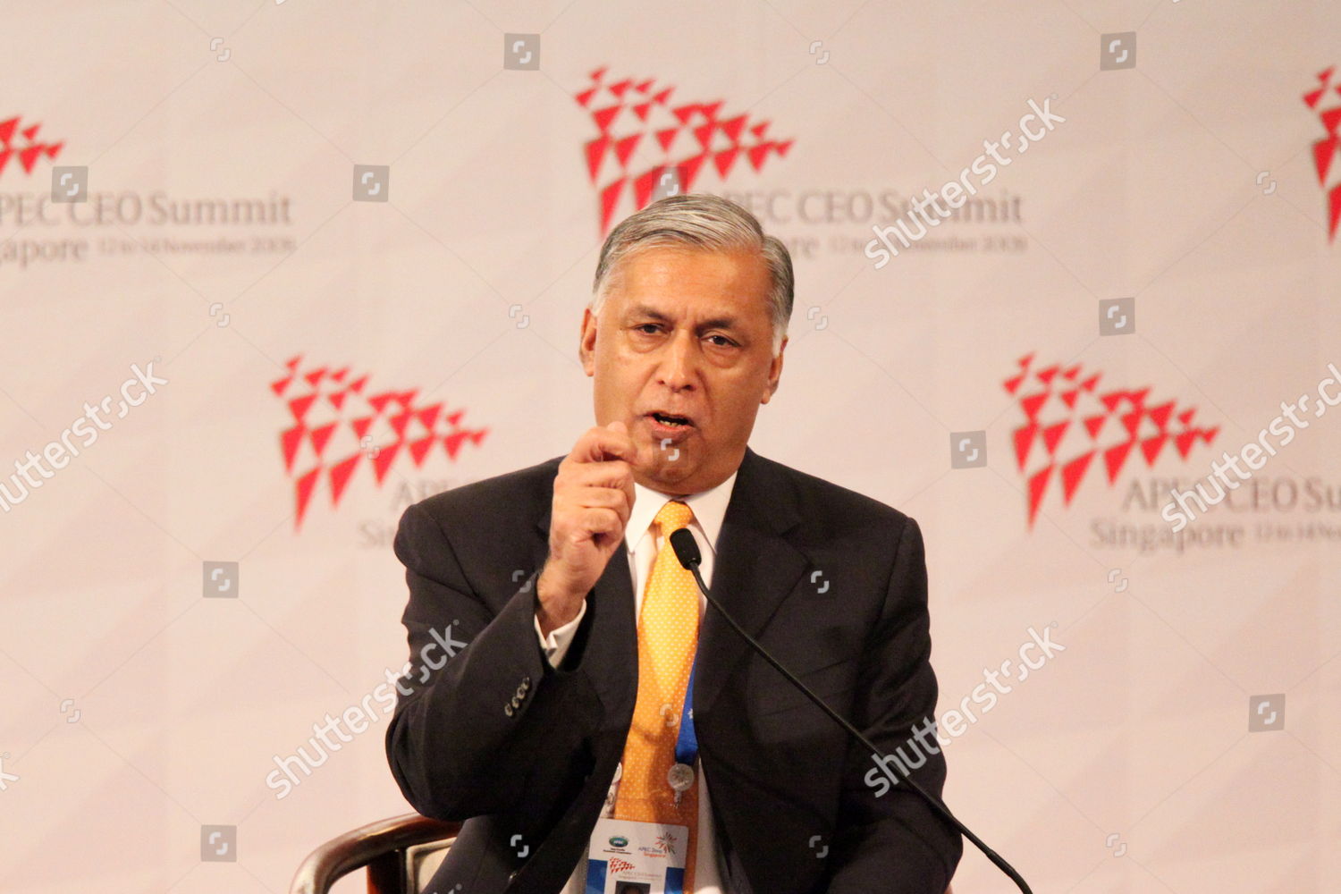 Former Prime Minister Pakistan Shaukat Aziz Editorial Stock Photo ...