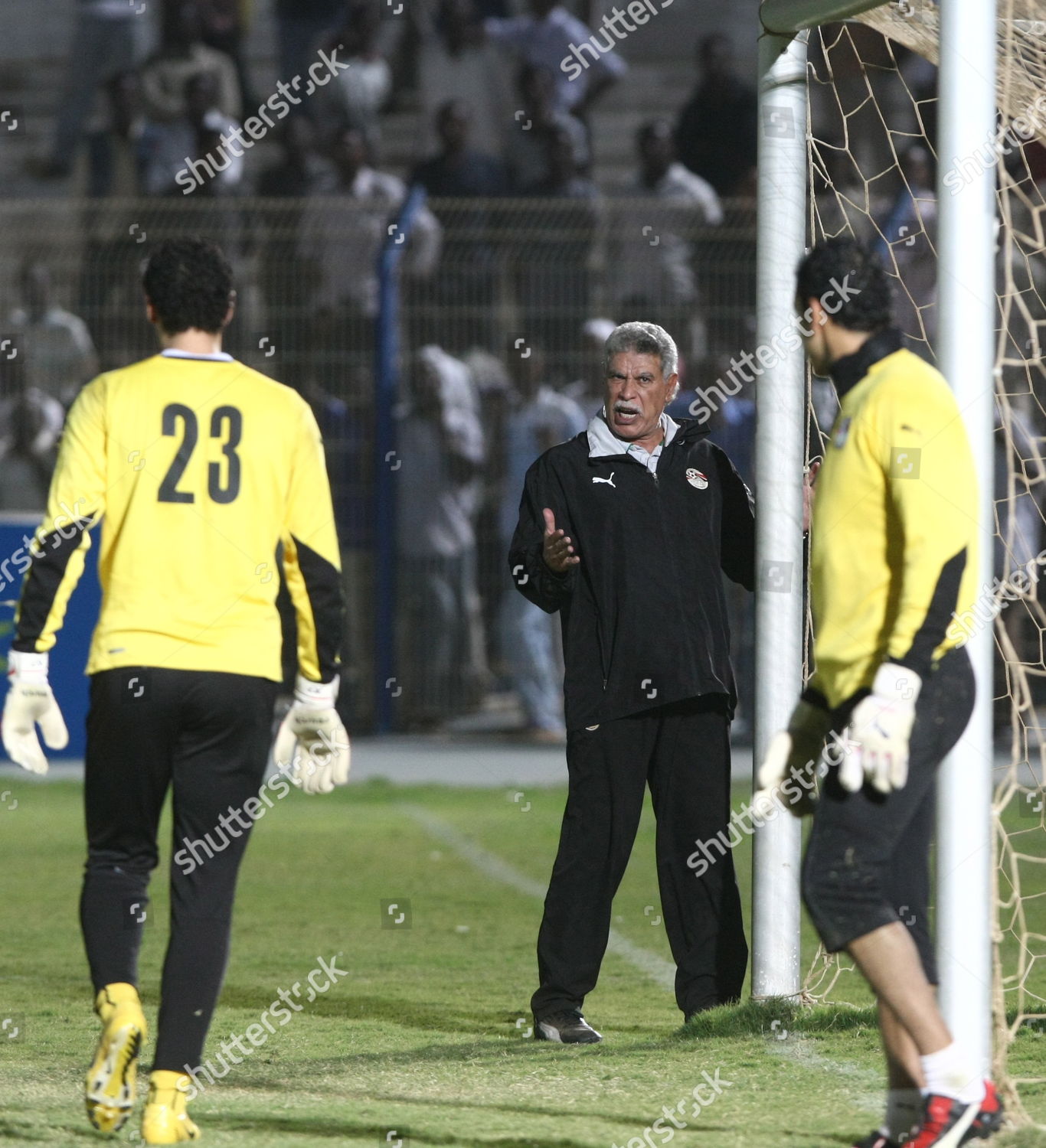 Egypt Coach Hasan Shehata C Talks Editorial Stock Photo - Stock Image ...