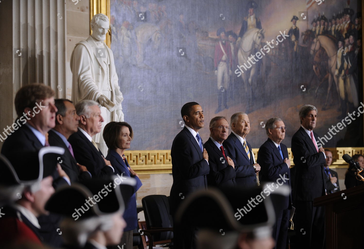 Us President Barack Obama Congressional Leadership Editorial Stock ...