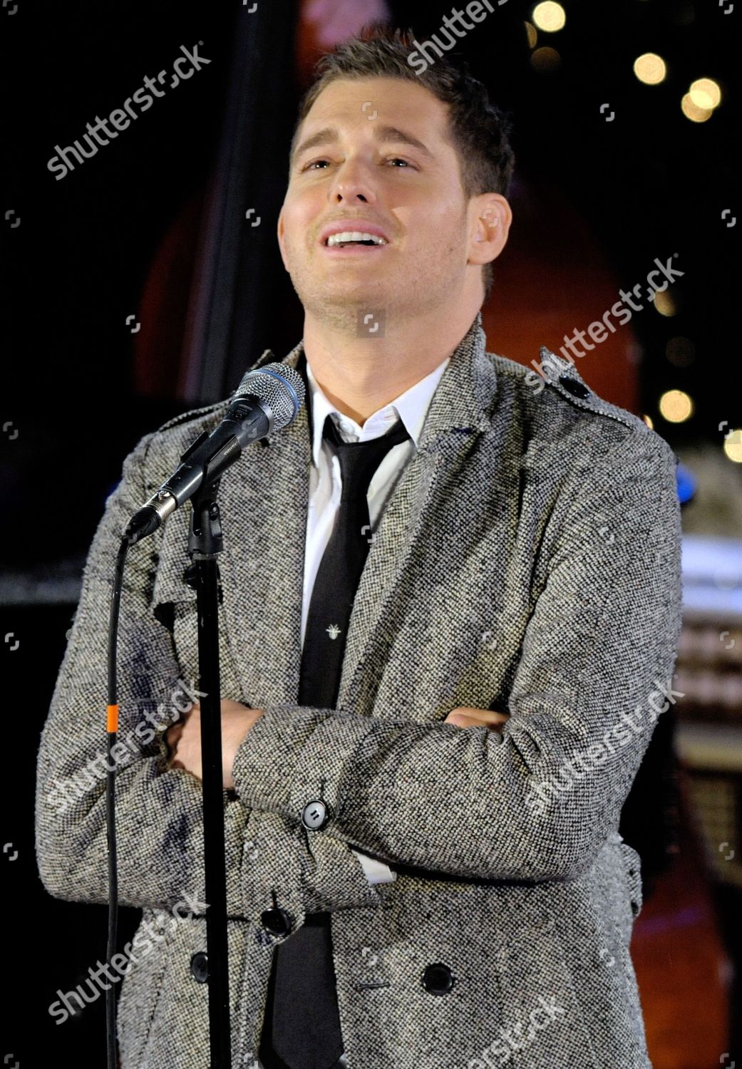 Canadian Singer Michael Buble Performs 77th Editorial Stock Photo ...