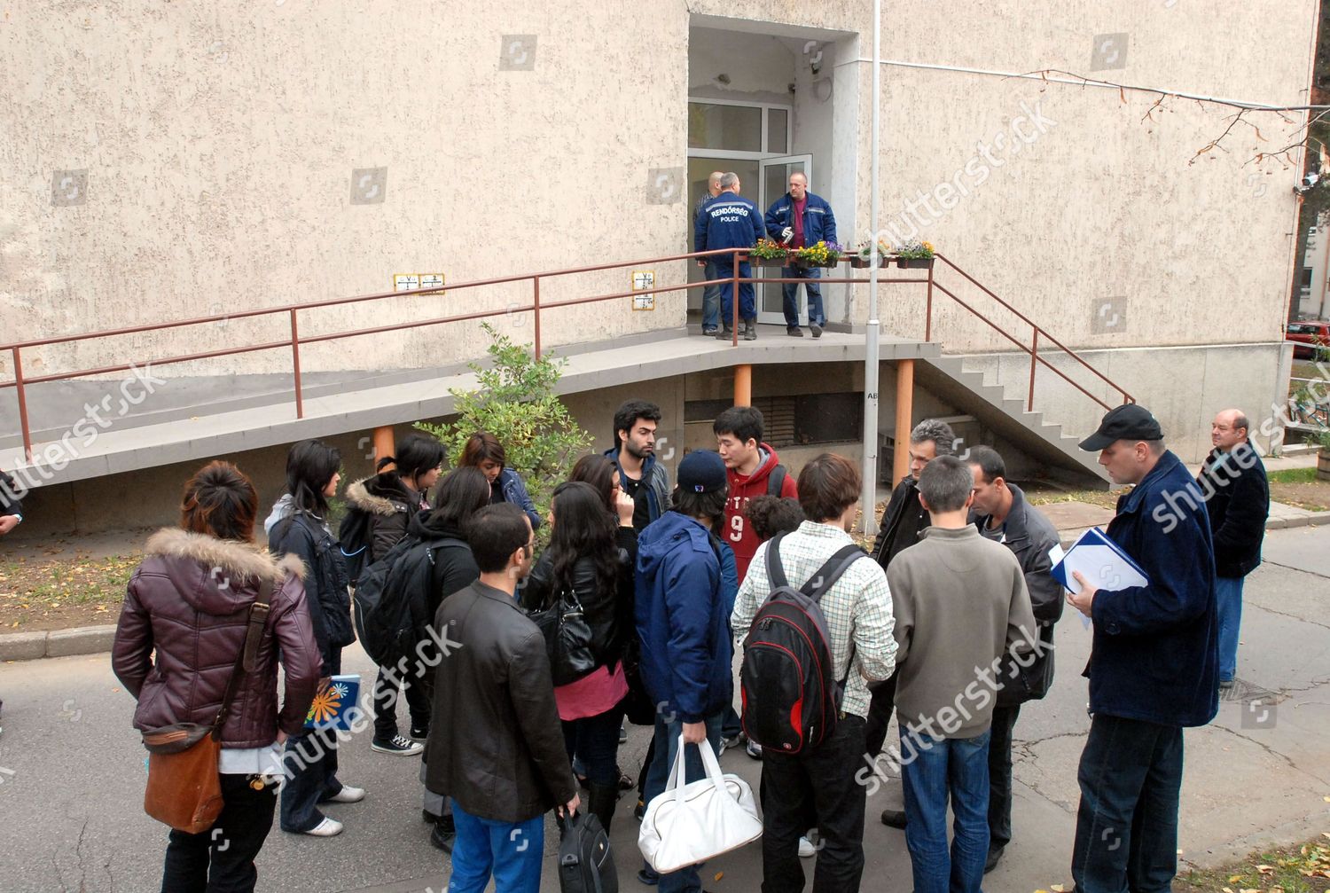 Students Gather Campus Pecs University Pecs Editorial Stock Photo ...