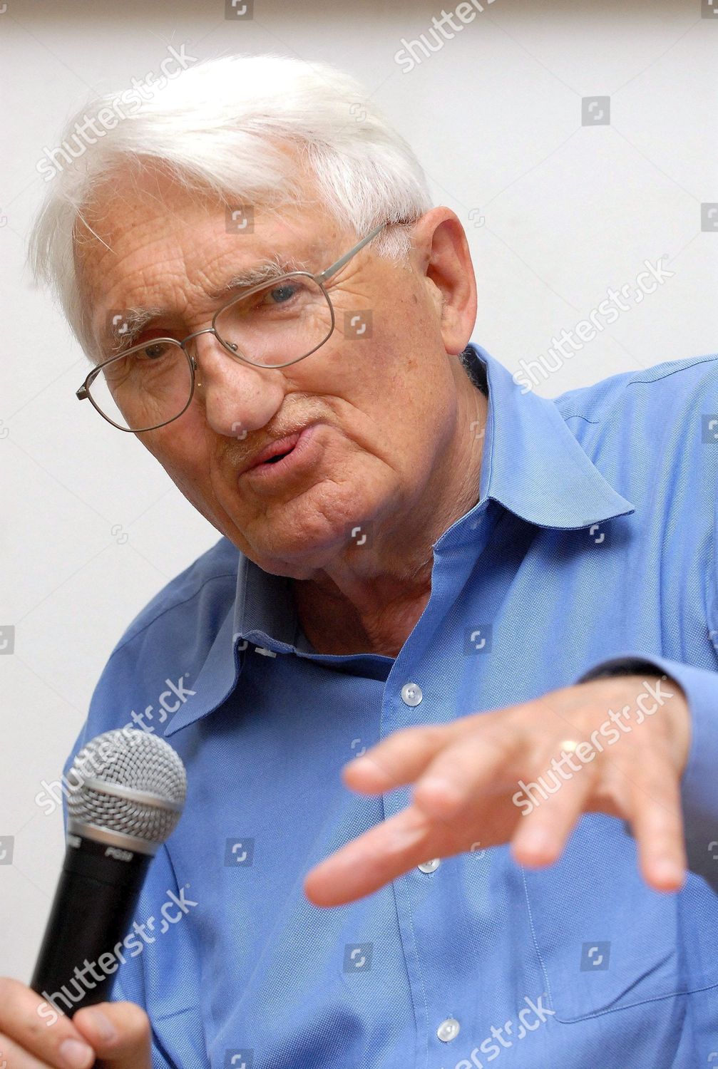 German Sociologist Philosopher Juergen Habermas Gives Editorial Stock ...