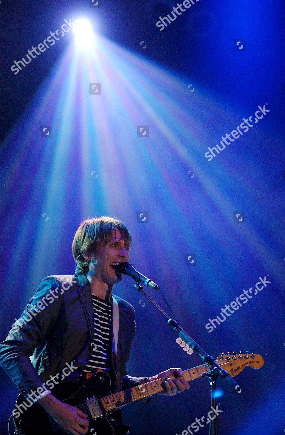 Nick Mccarthy Sings Plays Guitar During Editorial Stock Photo - Stock ...
