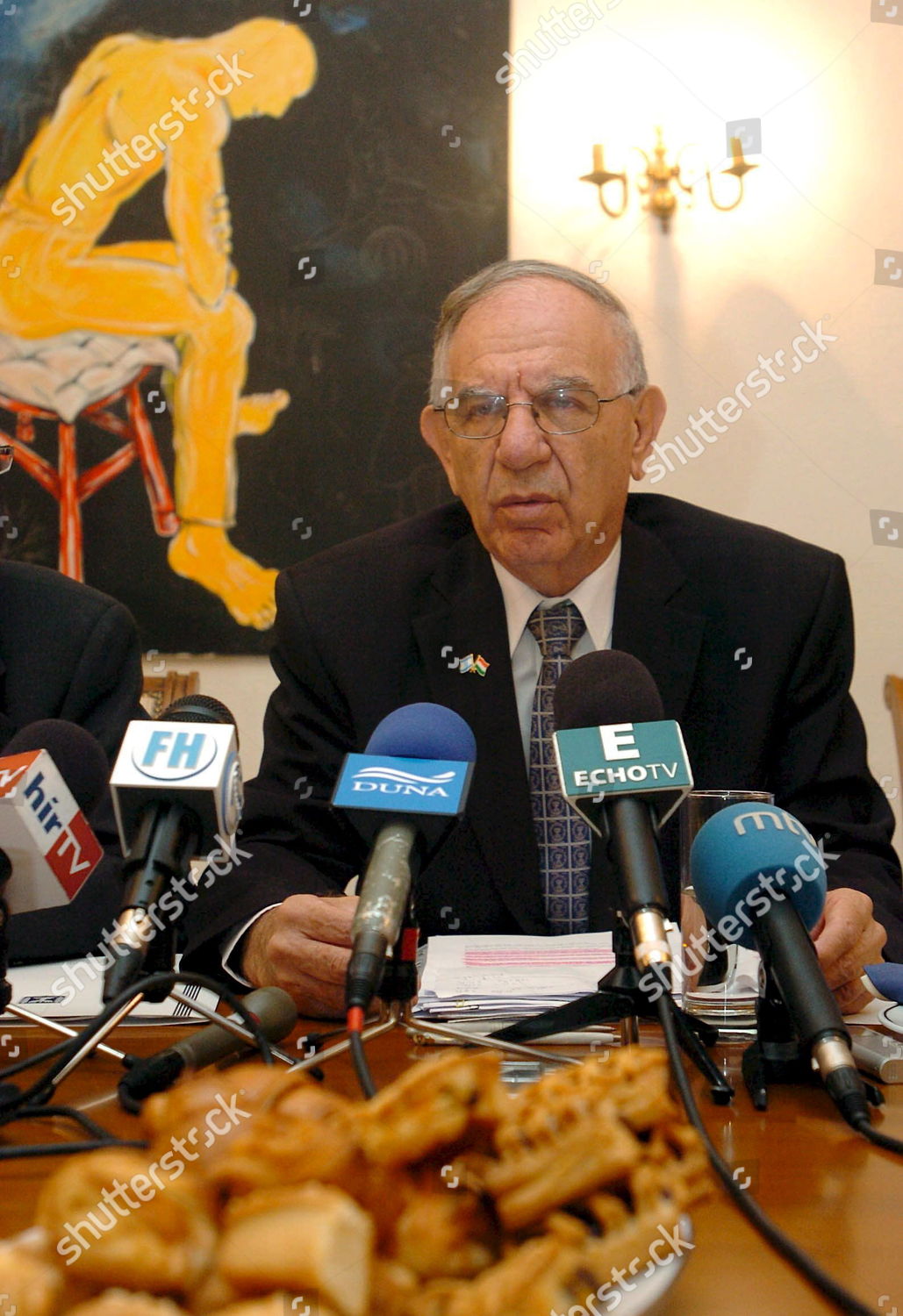 Outgoing Israeli Ambassador Hungary David Admon Editorial Stock Photo ...