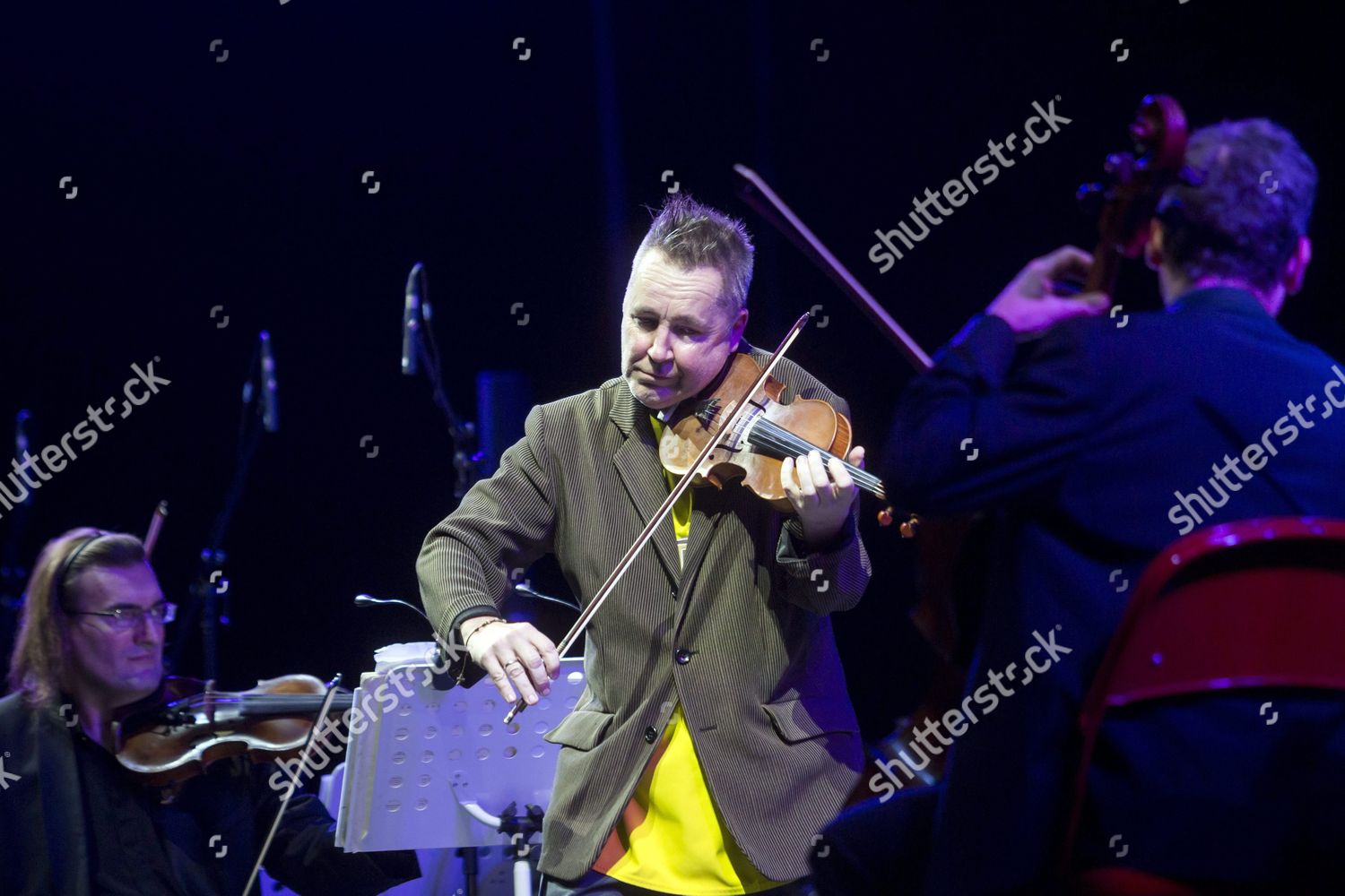 British Violinist Nigel Kennedy Performs Live Editorial Stock Photo ...