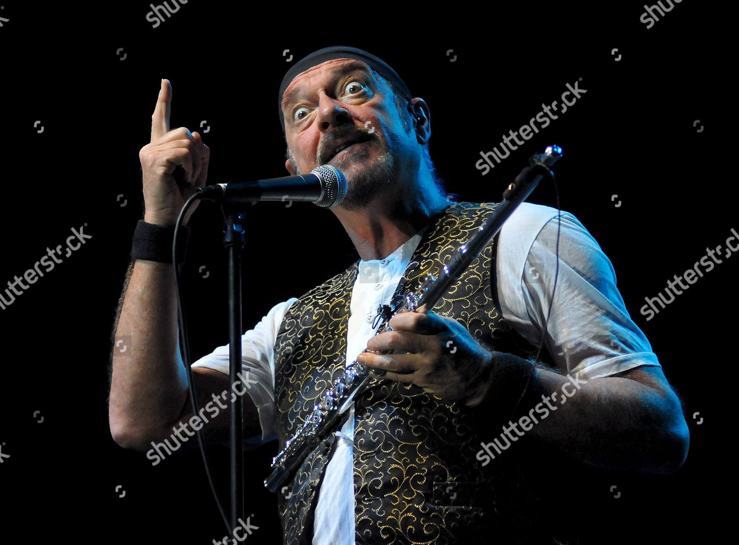 British Rock Musician Ian Anderson Flutist Editorial Stock Photo ...