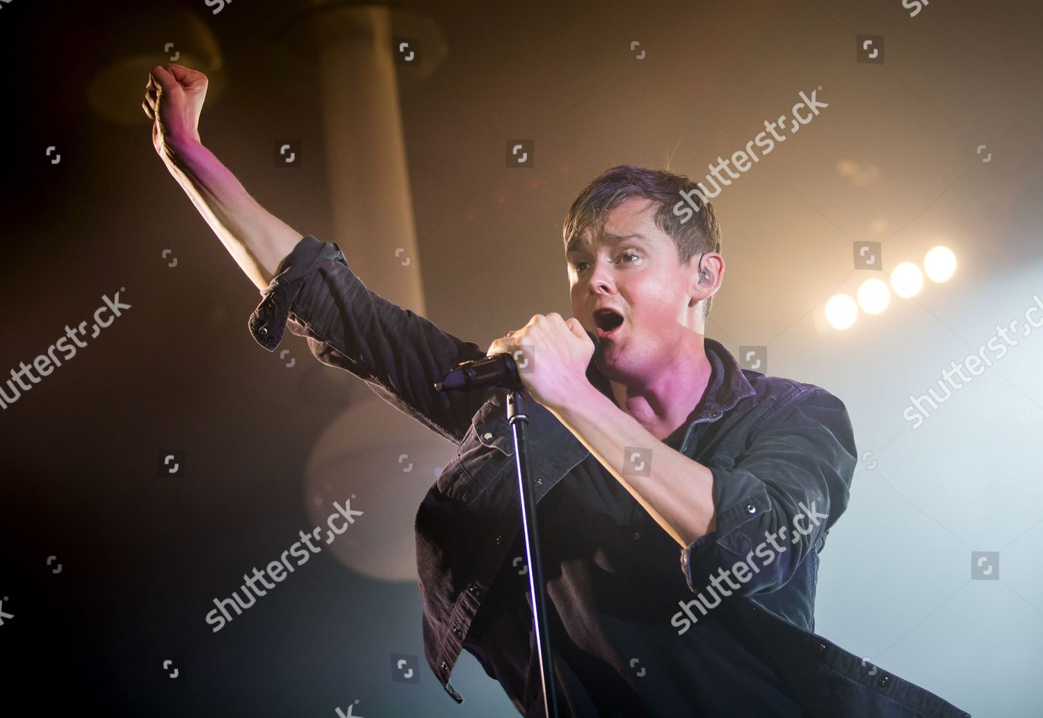 Lead Singer British Band Keane Tom Editorial Stock Photo - Stock Image ...