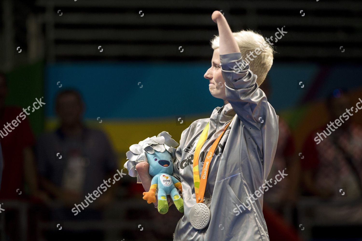 Stephanie Grebe Germany Celebrates Her Silver Editorial Stock Photo ...