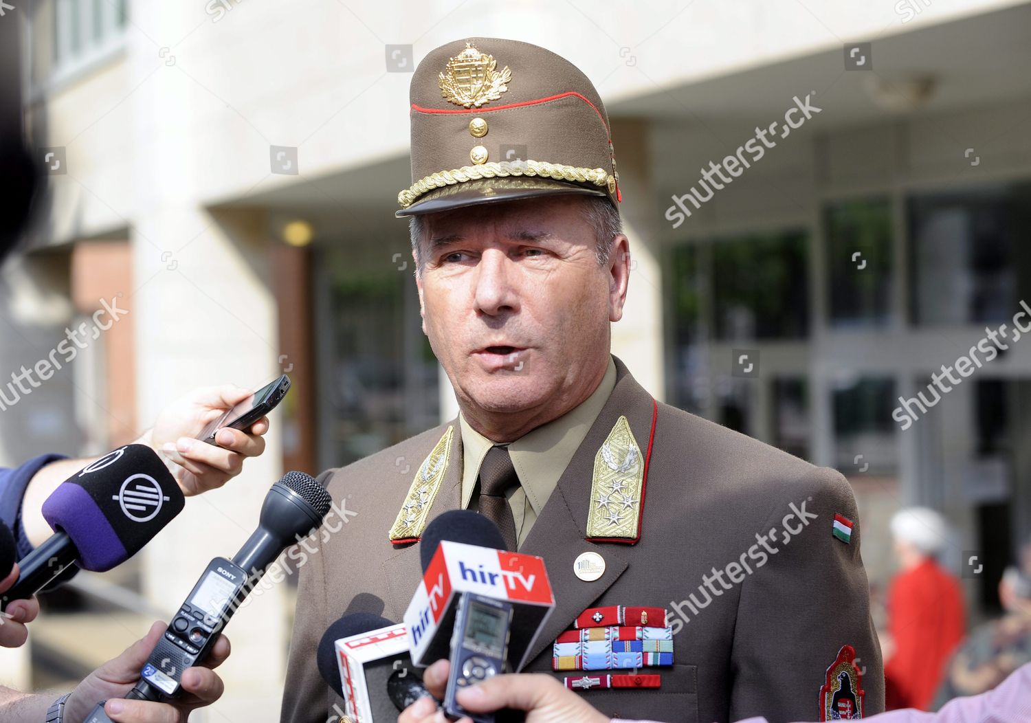 Chief Staff Hungarian Defence Forces Colonelgeneral Editorial Stock ...