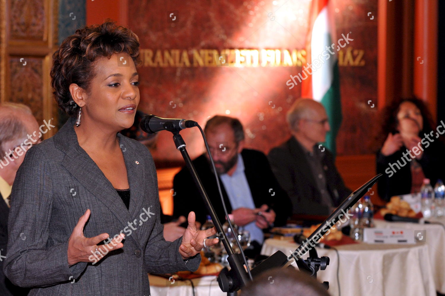 Governorgeneral Michaelle Jean Canada Speaks Historic Editorial Stock ...