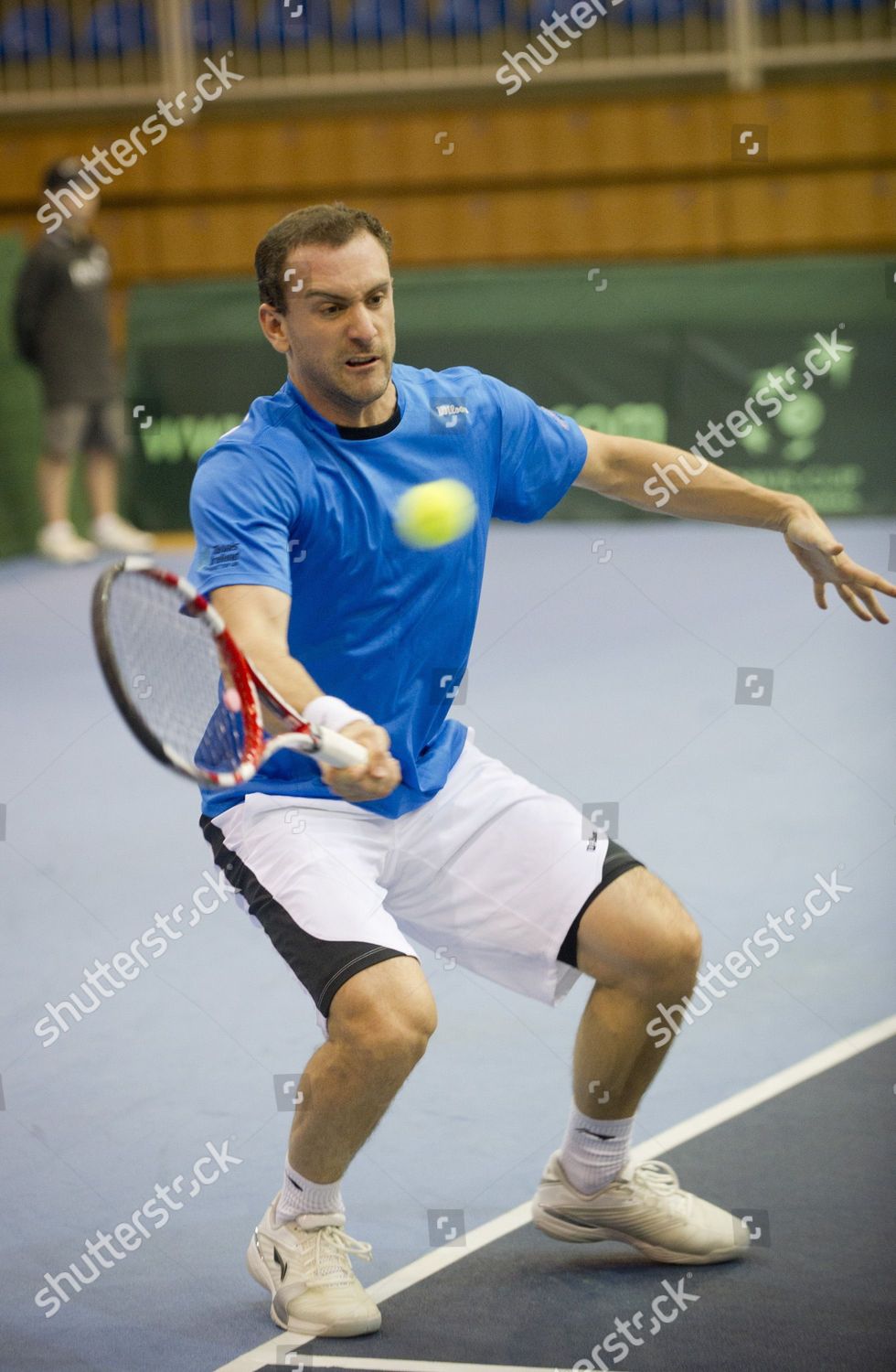 Conor Niland Ireland Returns Ball Marton Editorial Stock Photo - Stock ...