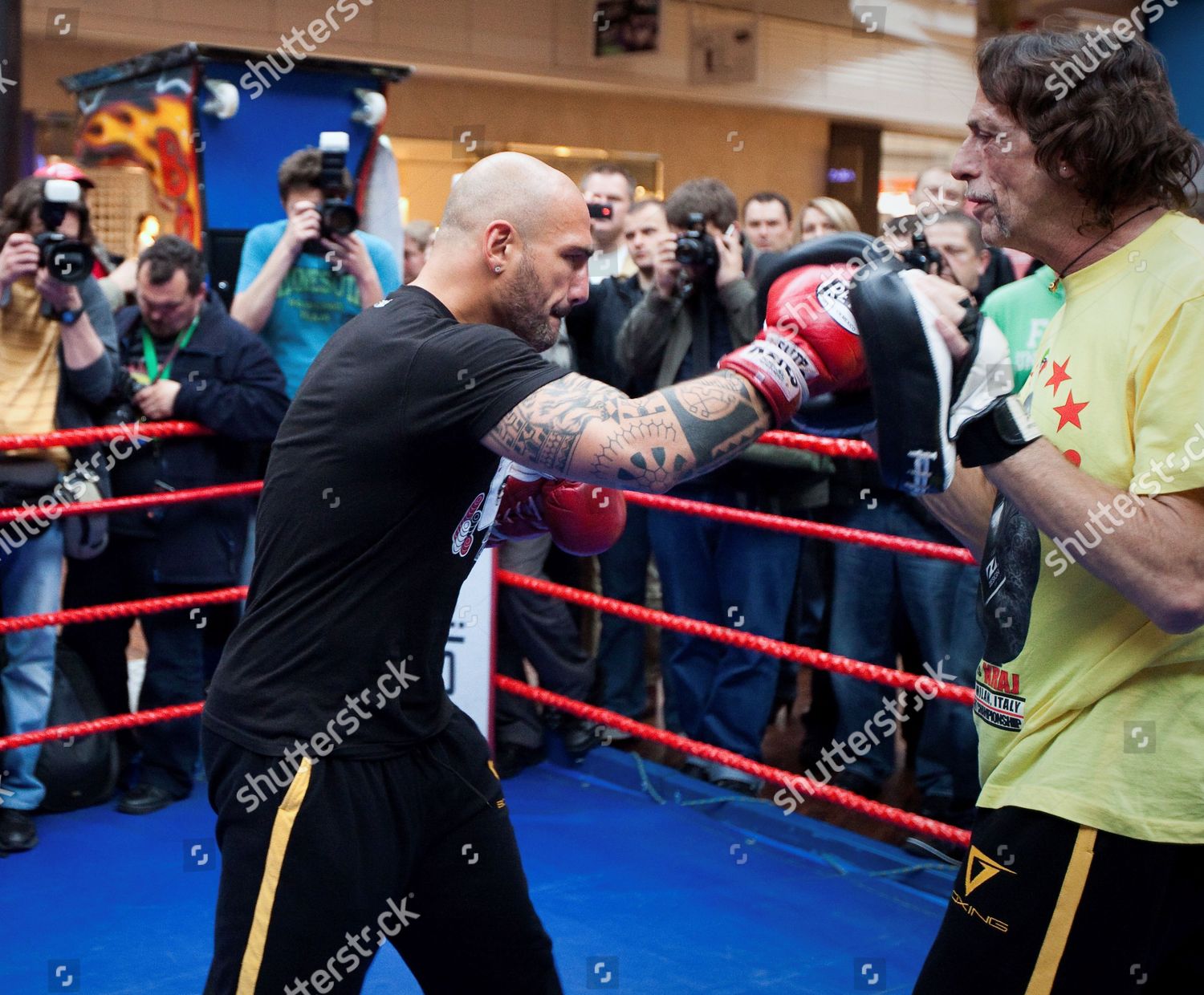 Italian Boxer Giacobbe Fragomeni Action During Editorial Stock Photo ...