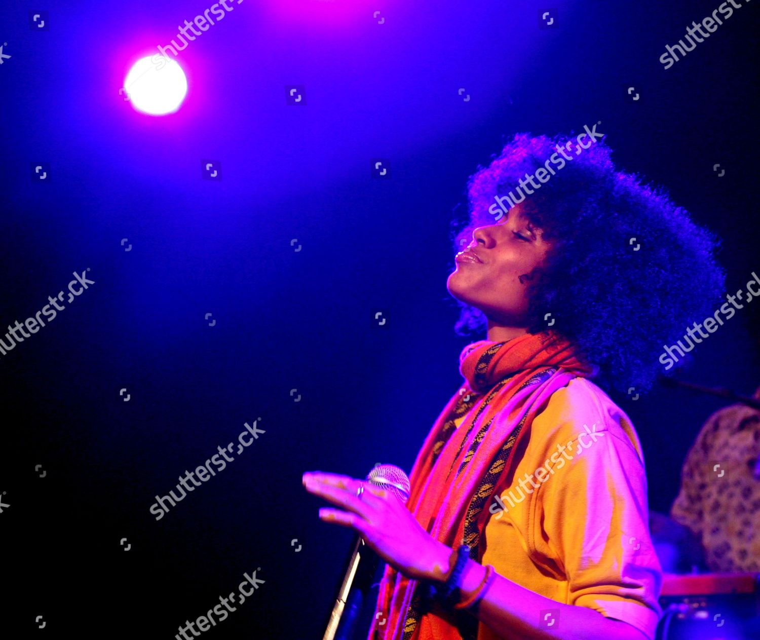 Nigerian Born Singer Nneka Performs During Editorial Stock Photo ...