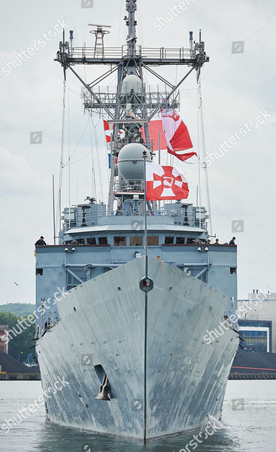 Polish Navy Guidedmissile Frigate Orp General Editorial Stock Photo ...