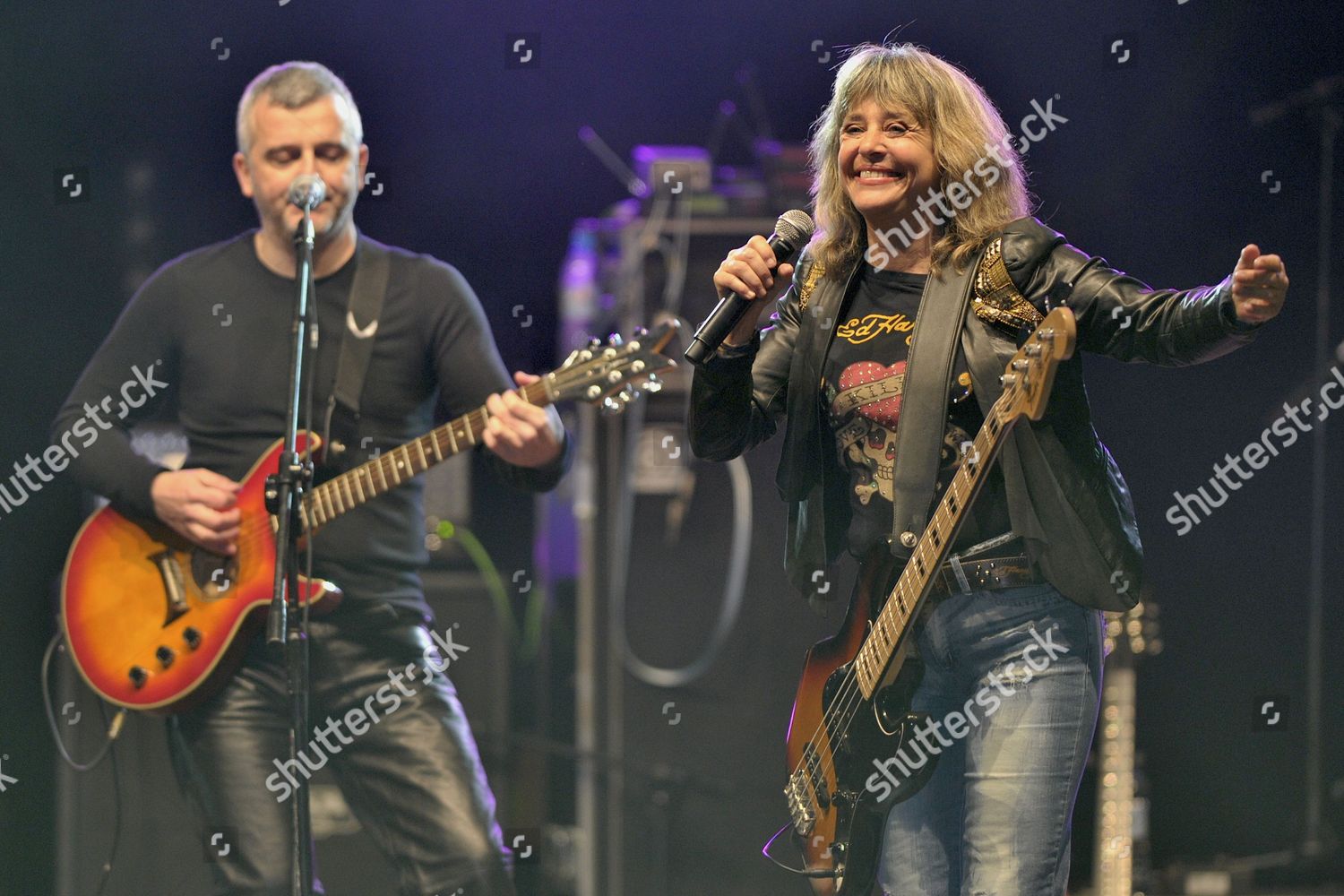 Us Musician Suzi Quatro R Performs Editorial Stock Photo - Stock Image ...