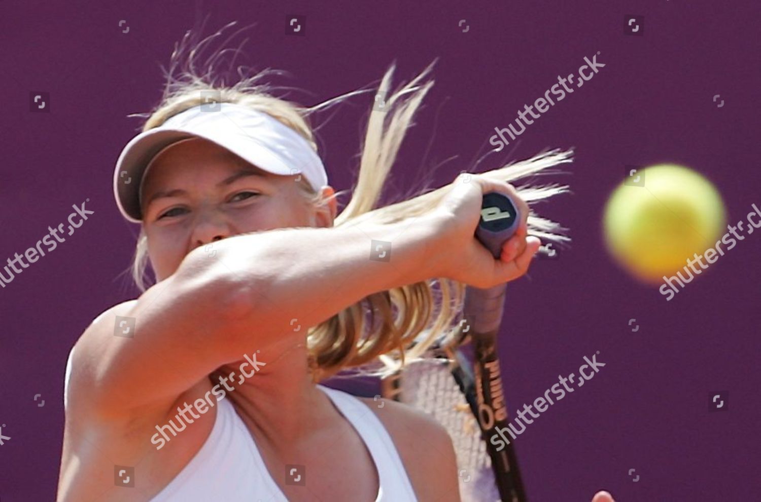 Maria Sharapova Russia Returns Ball Daria Editorial Stock Photo - Stock ...