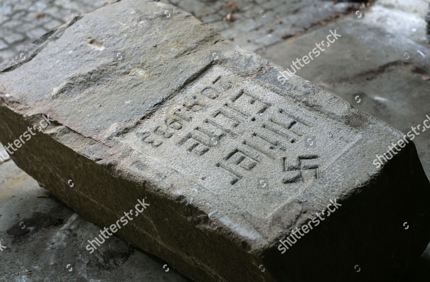 Stone Commemorating 1933 Planting Adolf Hitler Editorial Stock Photo ...
