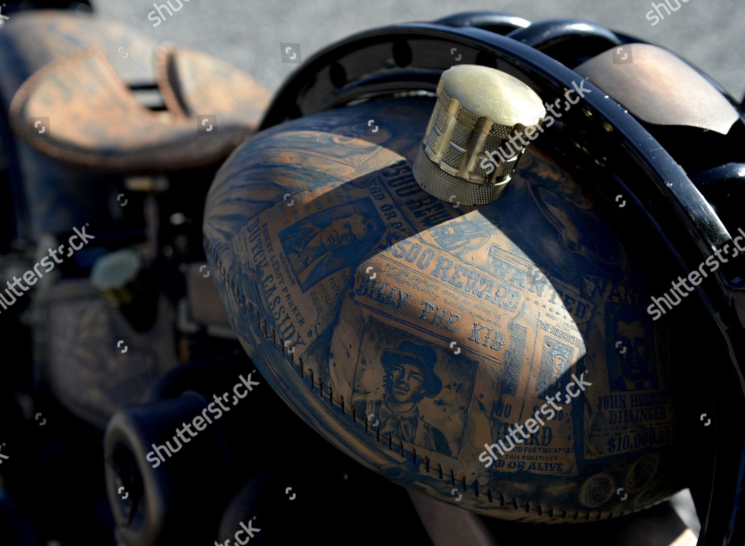 DETAIL 'RECIDIVIST' MOTORCYCLE PRODUCED BY 'GAME Editorial Stock Photo ...