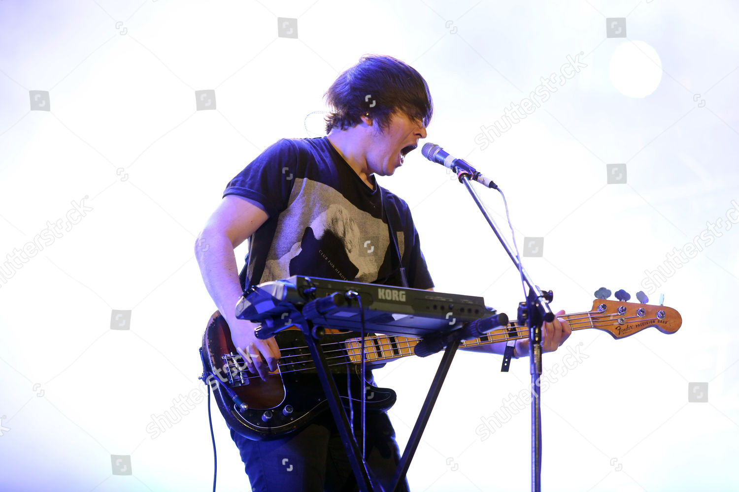 Bass Guitarist Tord Overlandknudsen English Band Editorial Stock Photo ...
