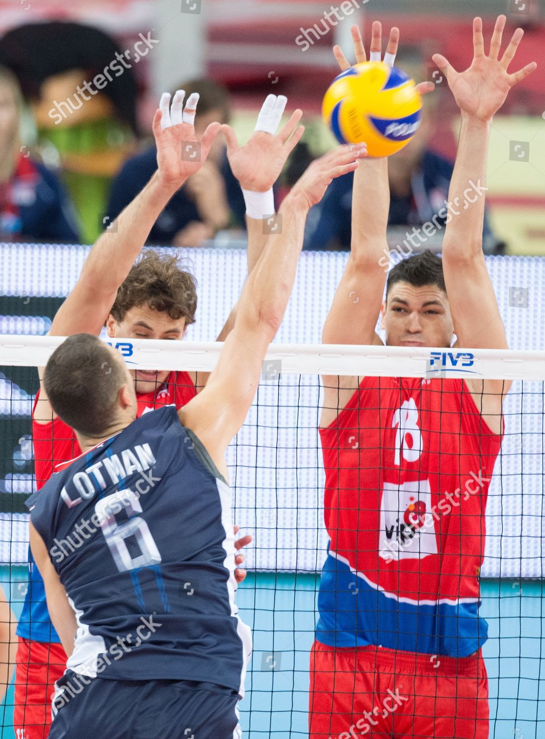 Paul Lotman L Usa Spikes Ball Editorial Stock Photo - Stock Image ...